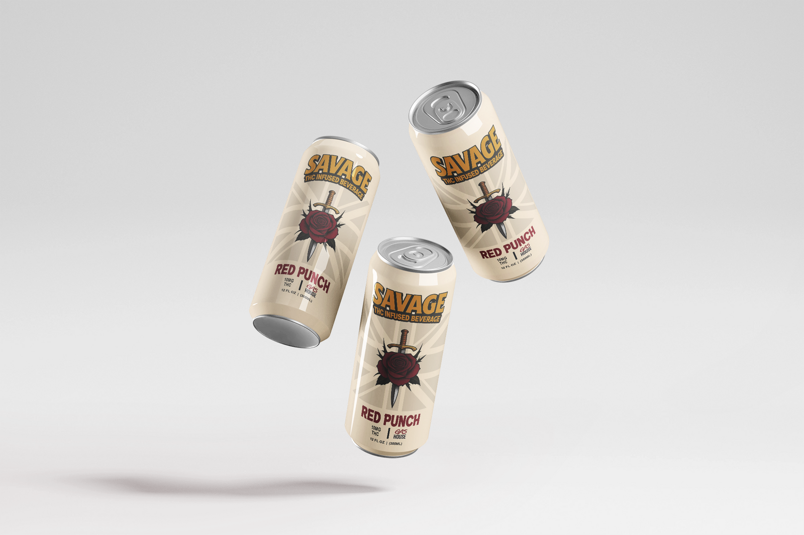 Savage Drink | Red Punch Zero-Proof THC Beverage